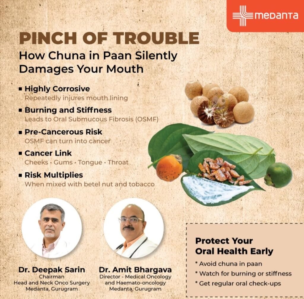 Pinch of trouble: Chuna in your paan - Nagaland TribuneNagaland Tribune